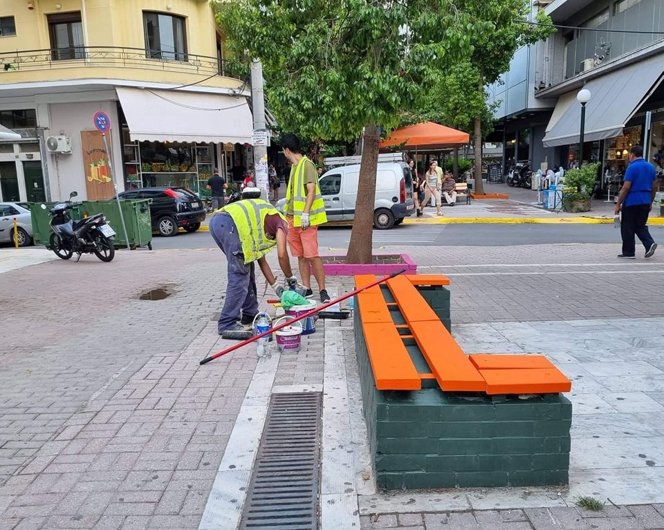 Αλλάζει όψη ο κεντρικός εμπορικός πεζόδρομος της Νέας Ιωνίας