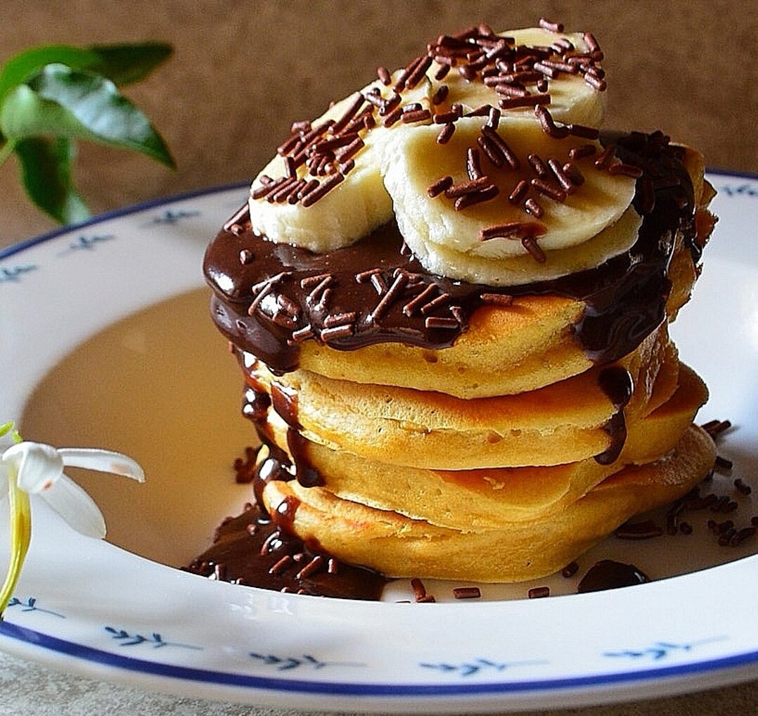 Συνταγή για pancakes από την food blogger Nikis food