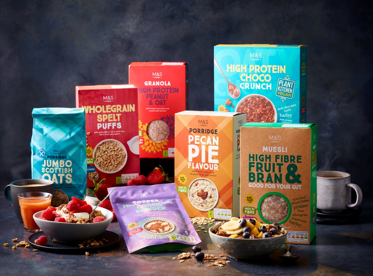 Νέα σειρά δημητριακών από τα Marks & Spencer Food - Foodlife.gr
