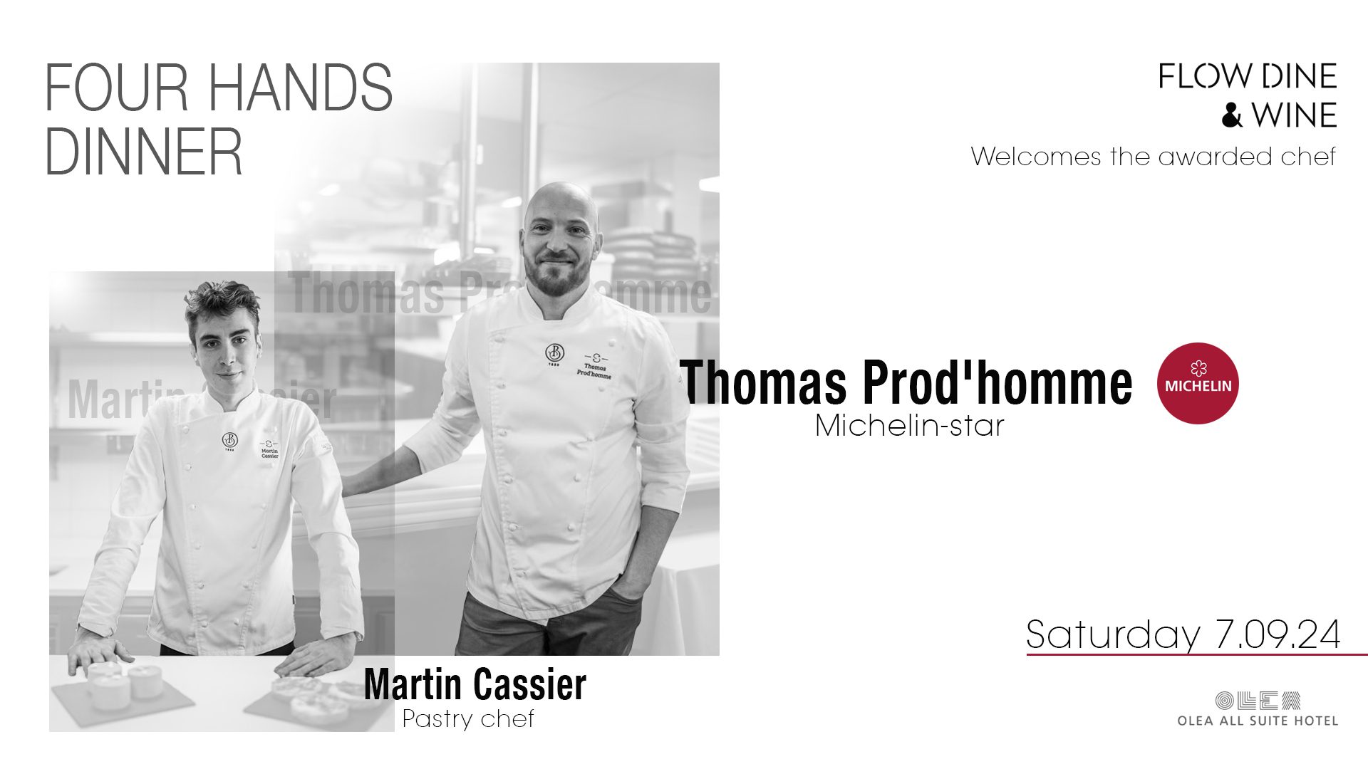 Olea All Suite Hotel: Ένα ιδιαίτερο 4 hands event στο εστιατόριο Flow Dine & Wine - Foodlife.gr